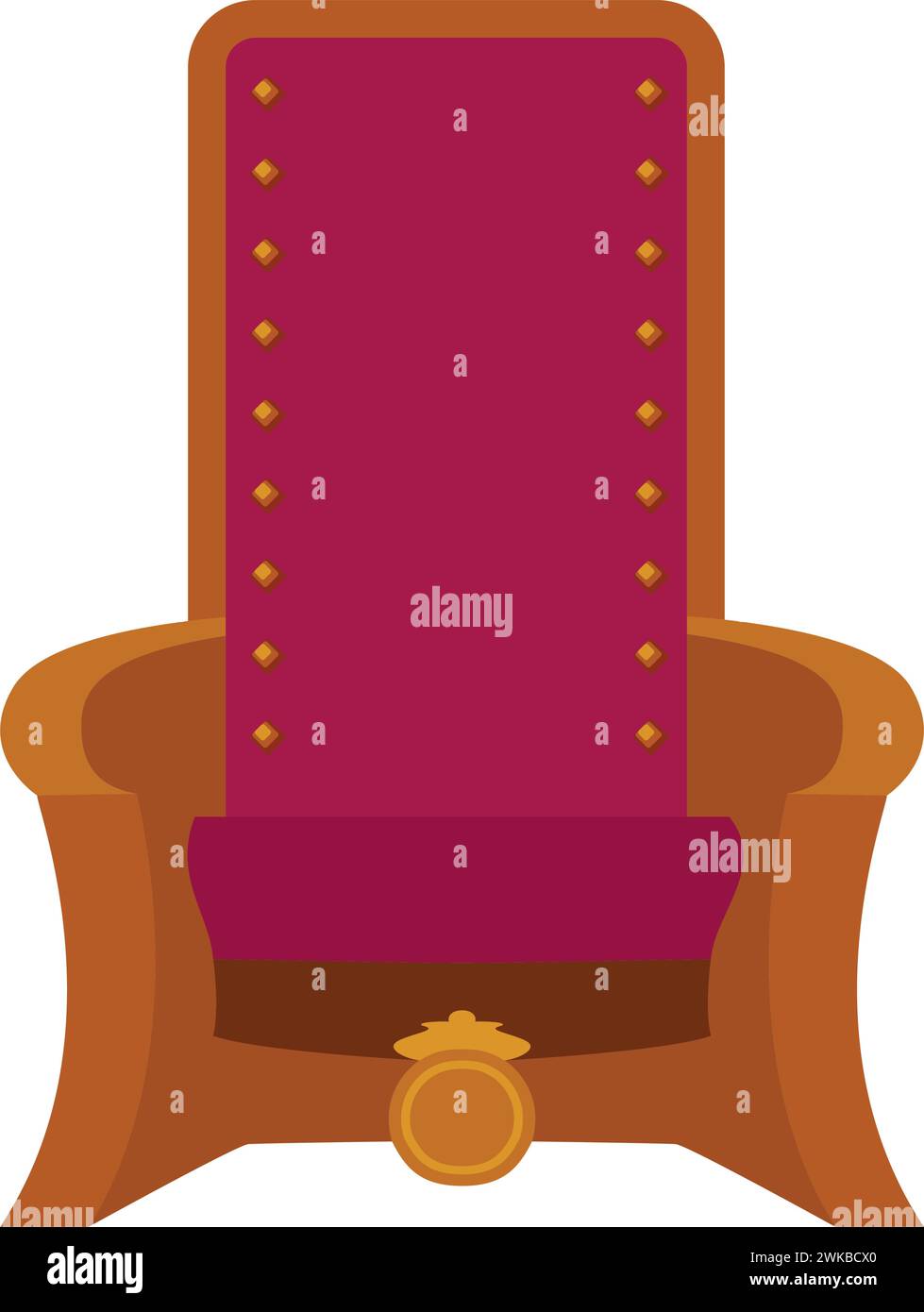 Colored royal chair icon Vector Stock Vector Image & Art - Alamy