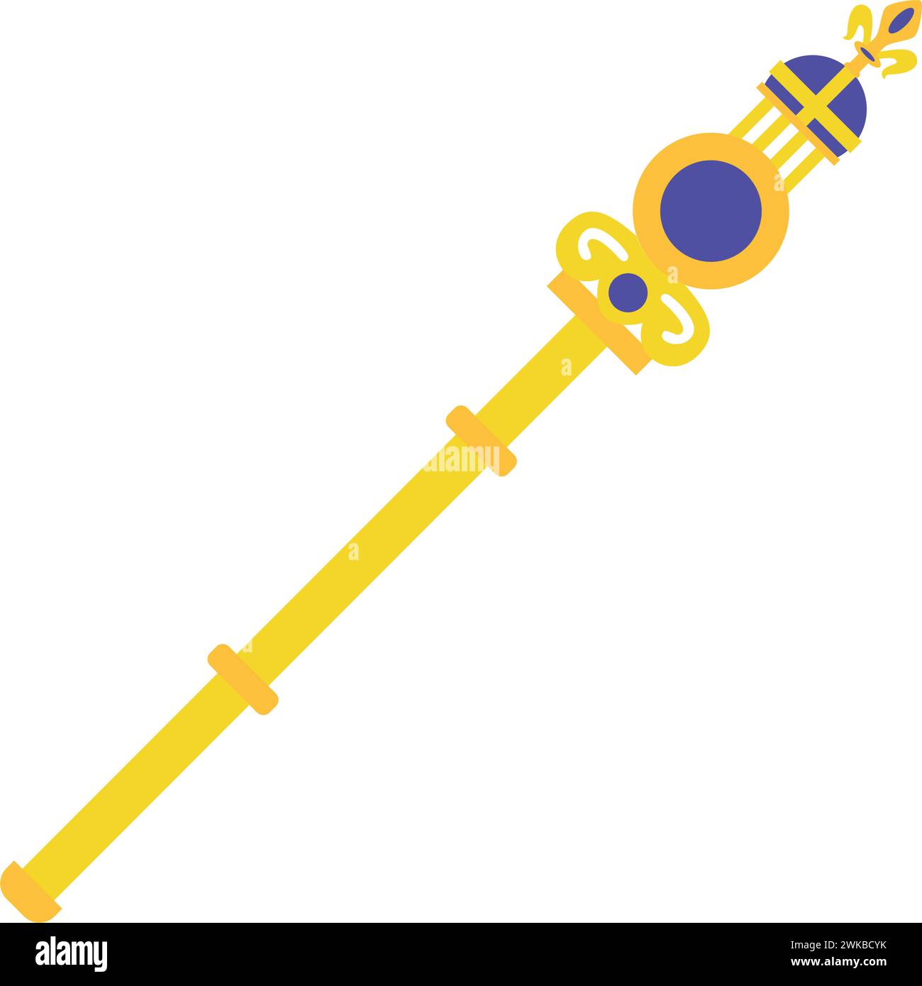 Gold staff Cut Out Stock Images & Pictures - Alamy