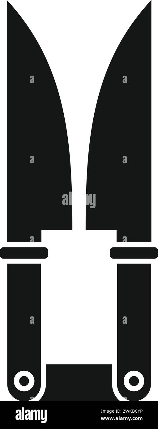 Tree handle cutter icon simple vector. Working garden trim. Accessory ...