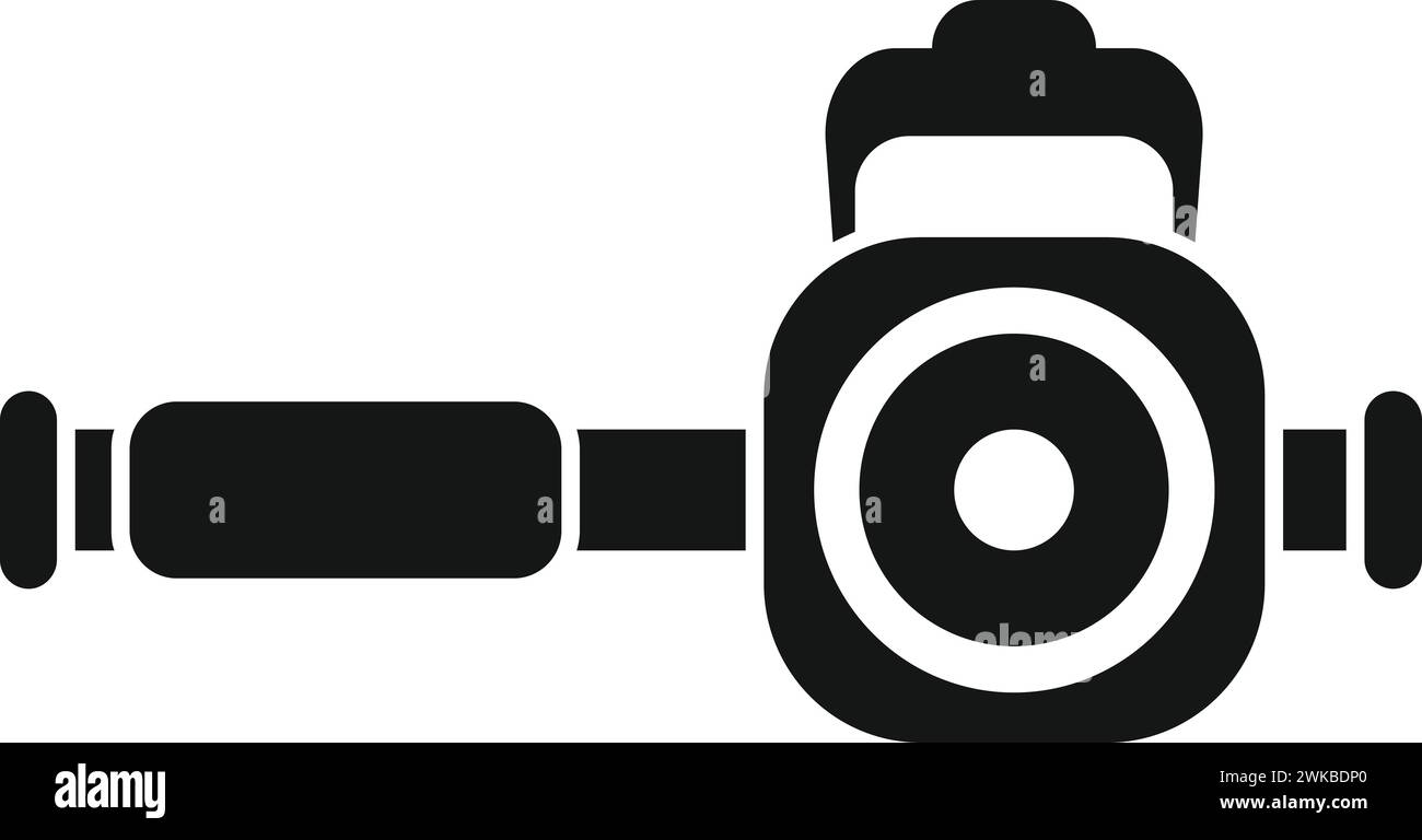 Diving camera icon simple vector. Active swim exercise. Pool summer ...