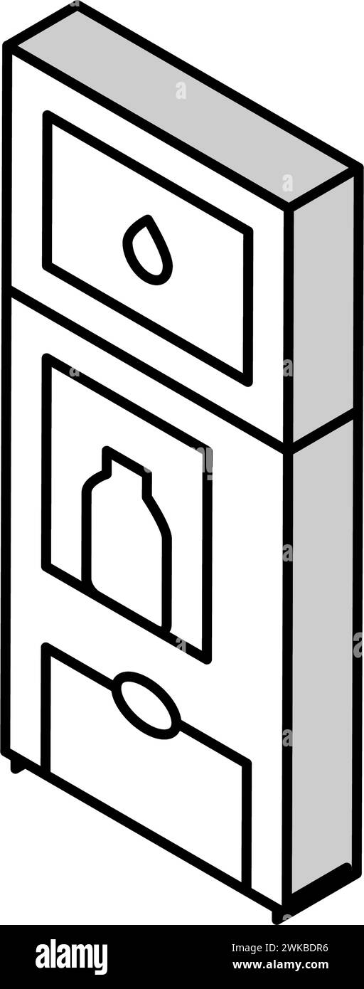 water vending machines isometric icon vector illustration Stock Vector ... water vending machines isometric icon vector illustration Stock Vector ...