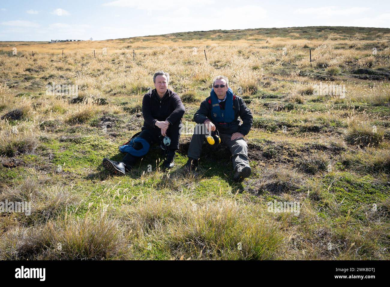 Foreign Secretary Lord David Cameron (left) with John Birmingham ...
