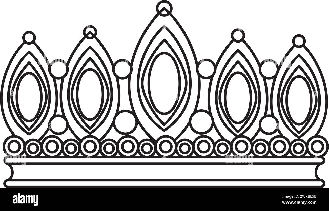 Royal crown outline icon Vector Stock Vector Image & Art - Alamy Royal crown outline icon Vector Stock Vector Image & Art - Alamy