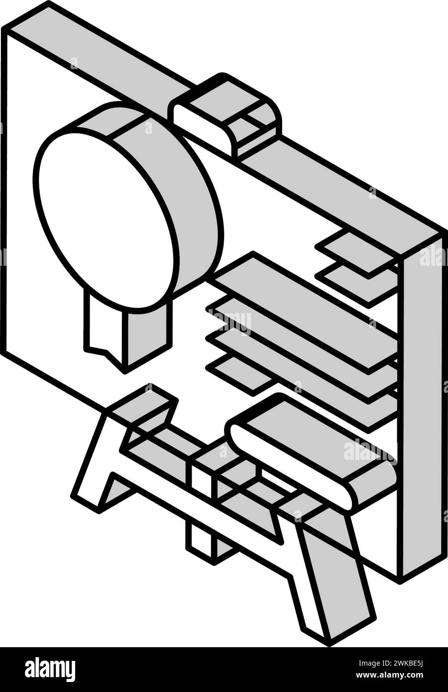 rule company isometric icon vector illustration Stock Vector Image ...