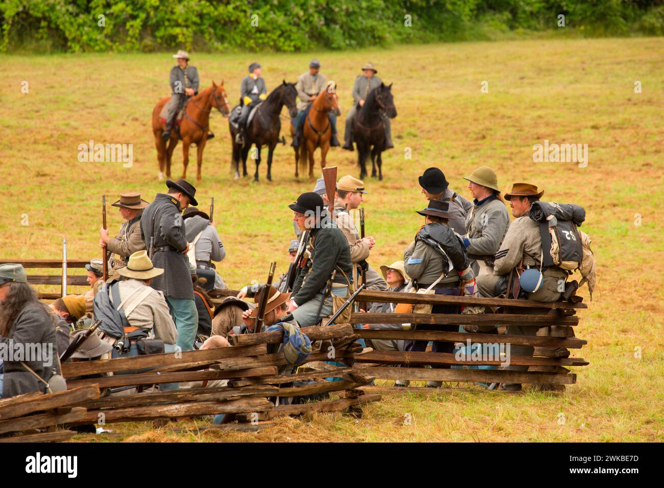 Confederate soldiers, Civil War Reenactment, Willamette Mission State ...