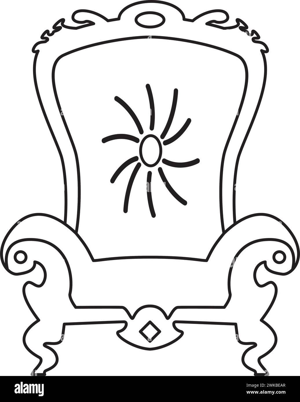 Royal chair outline icon Vector Stock Vector Image & Art - Alamy Royal chair outline icon Vector Stock Vector Image & Art - Alamy