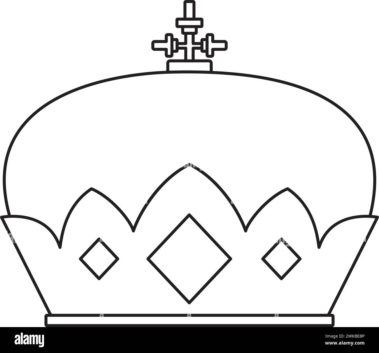 Royal crown outline icon Vector Stock Vector Image & Art - Alamy Royal crown outline icon Vector Stock Vector Image & Art - Alamy