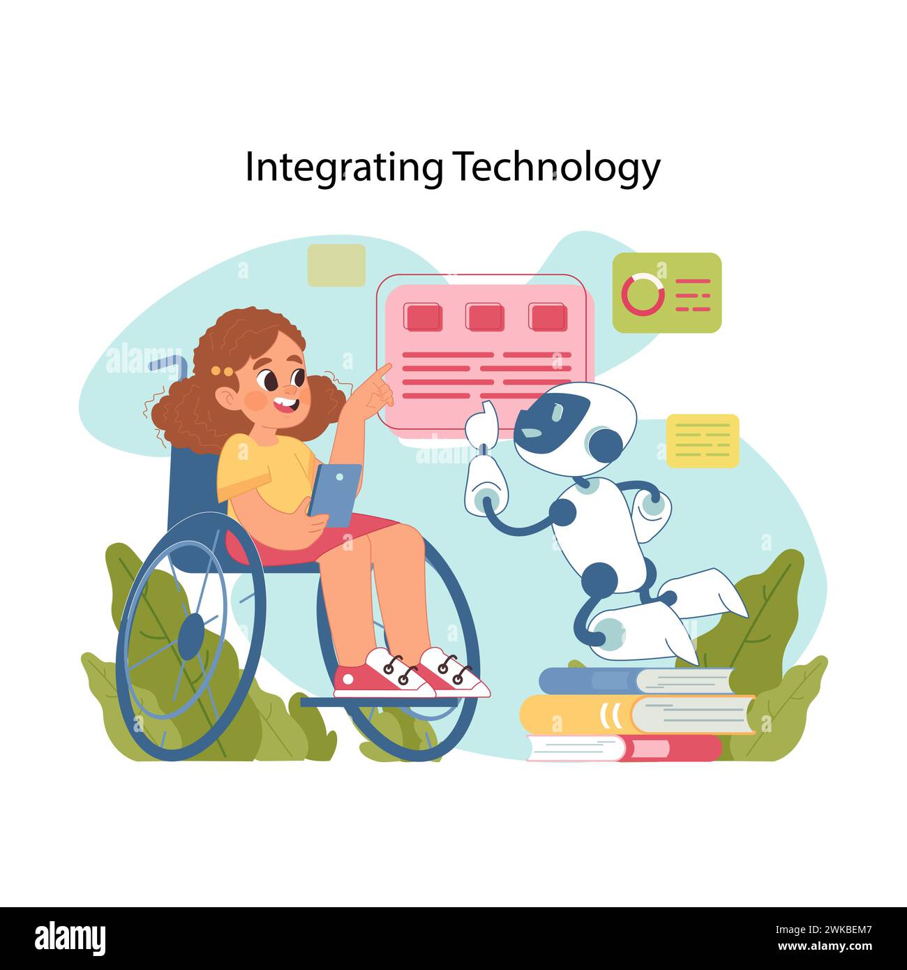 Assistive technology teaching Cut Out Stock Images & Pictures - Alamy
