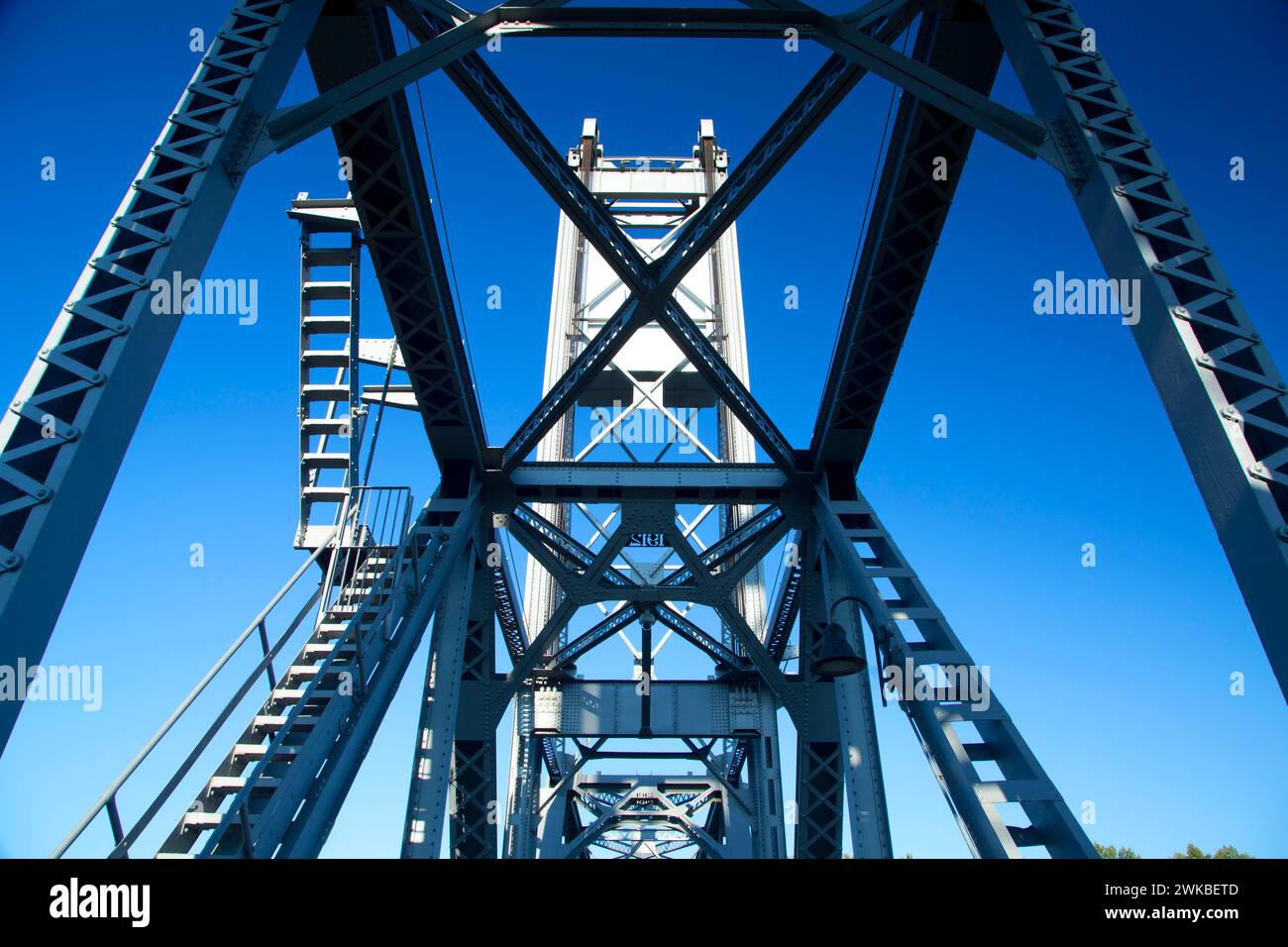 Wallace pedestrian bridge hi-res stock photography and images - Alamy