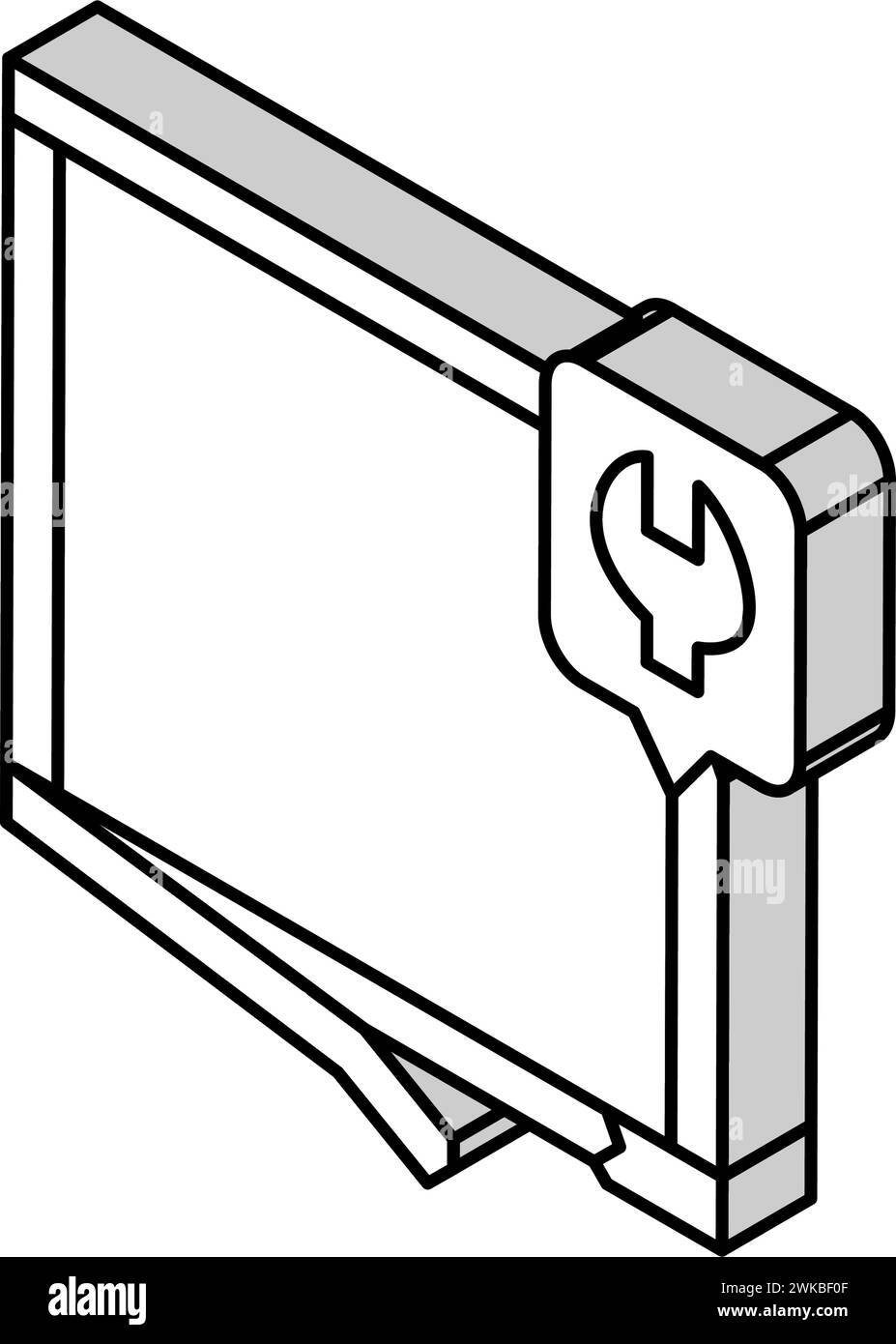 window frame repair isometric icon vector illustration Stock Vector Image & Art - Alamy