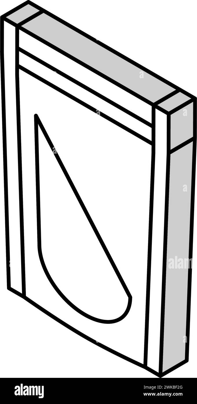 pouch plastic isometric icon vector illustration Stock Vector Image ...