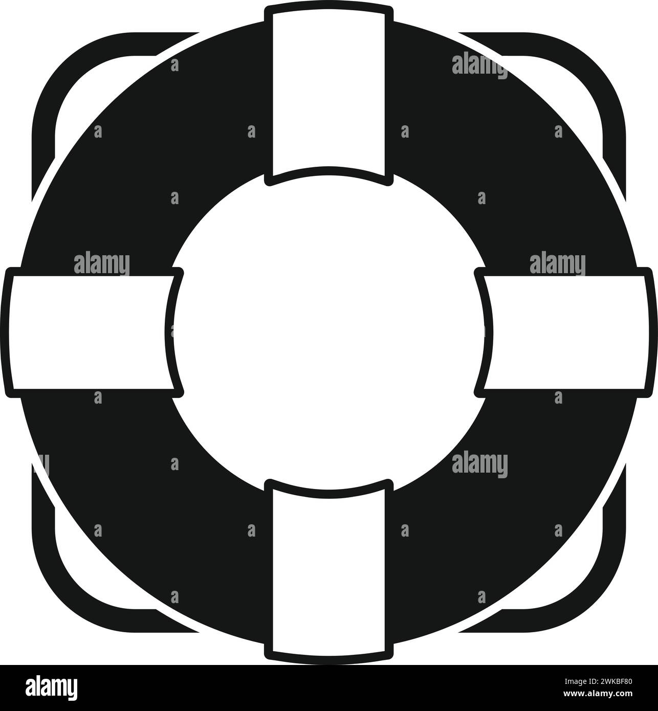 Life buoy icon simple vector. Diving travel. Fishing adventure ocean ...