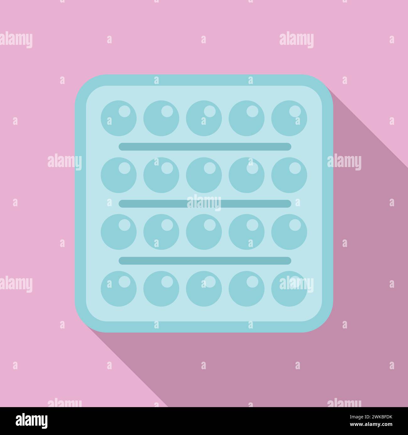 Trend anxiety wrap game icon flat vector. Autism trendy. Stress relax ...