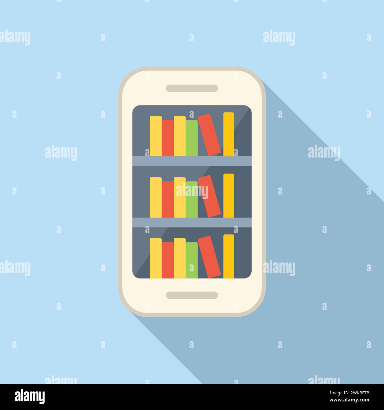 Works bases audio icon flat vector. Guide store. Author literature ...