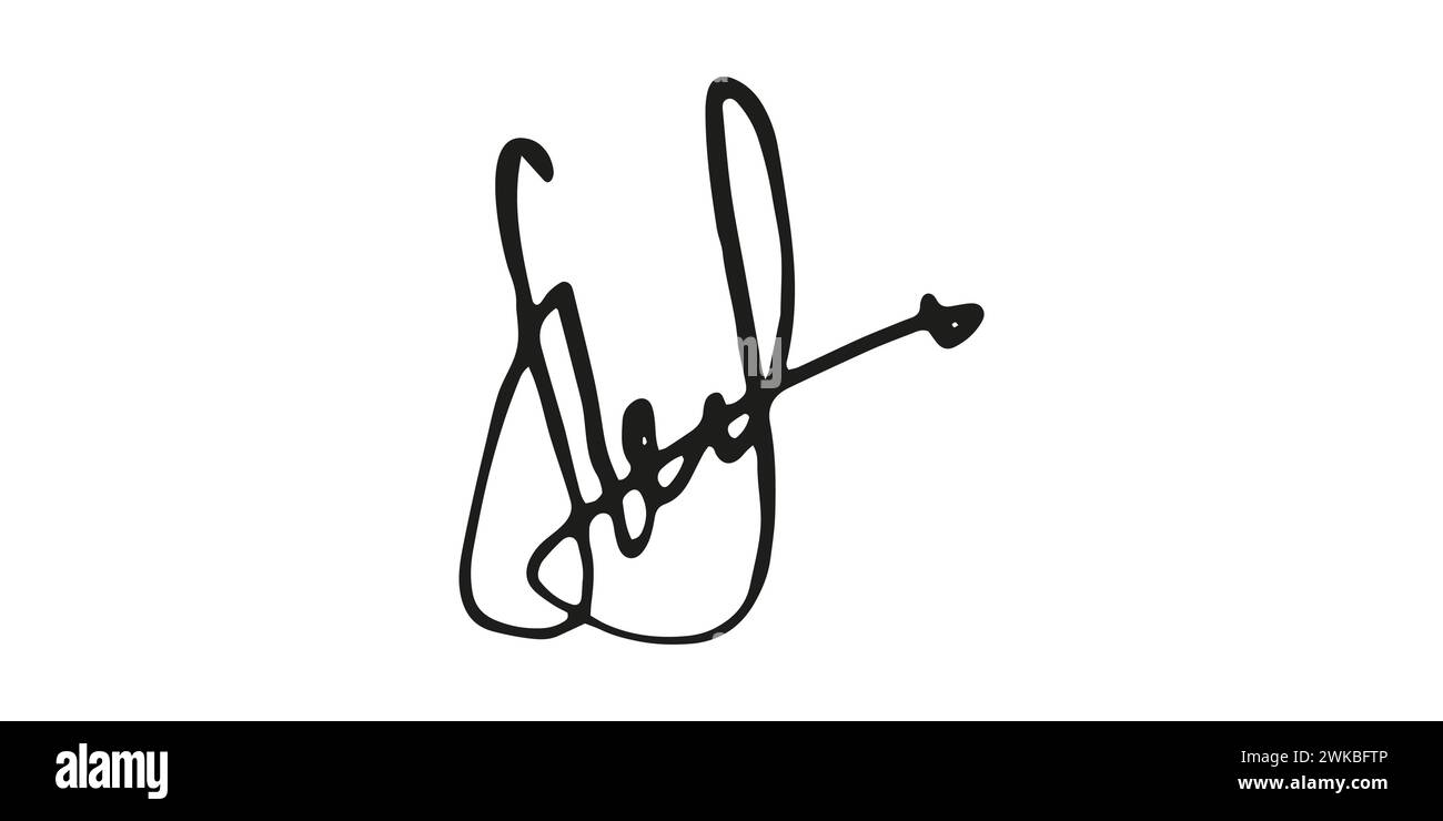 Handwritten signature hi-res stock photography and images - Alamy