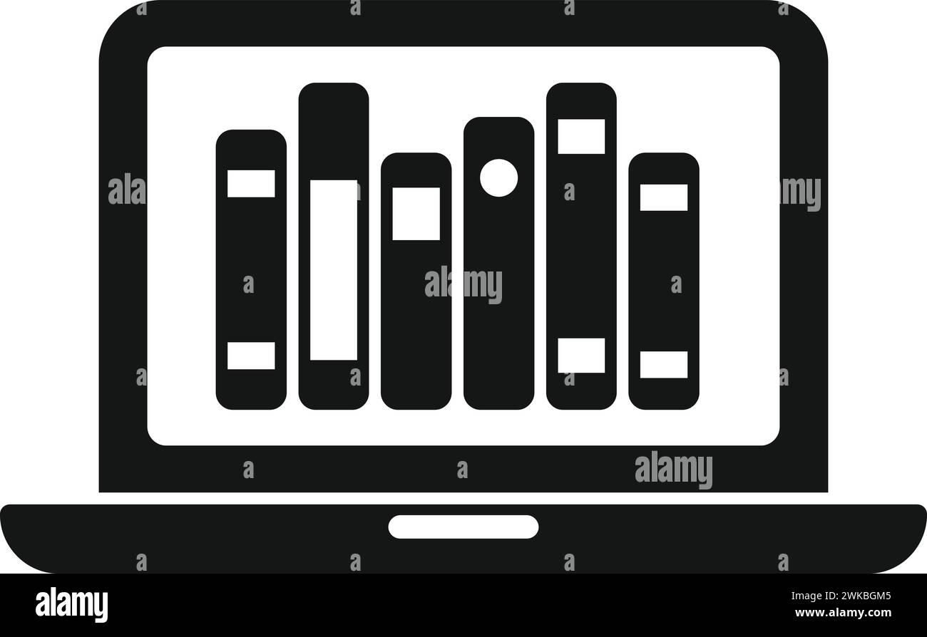 Library computer school librarian Stock Vector Images - Alamy