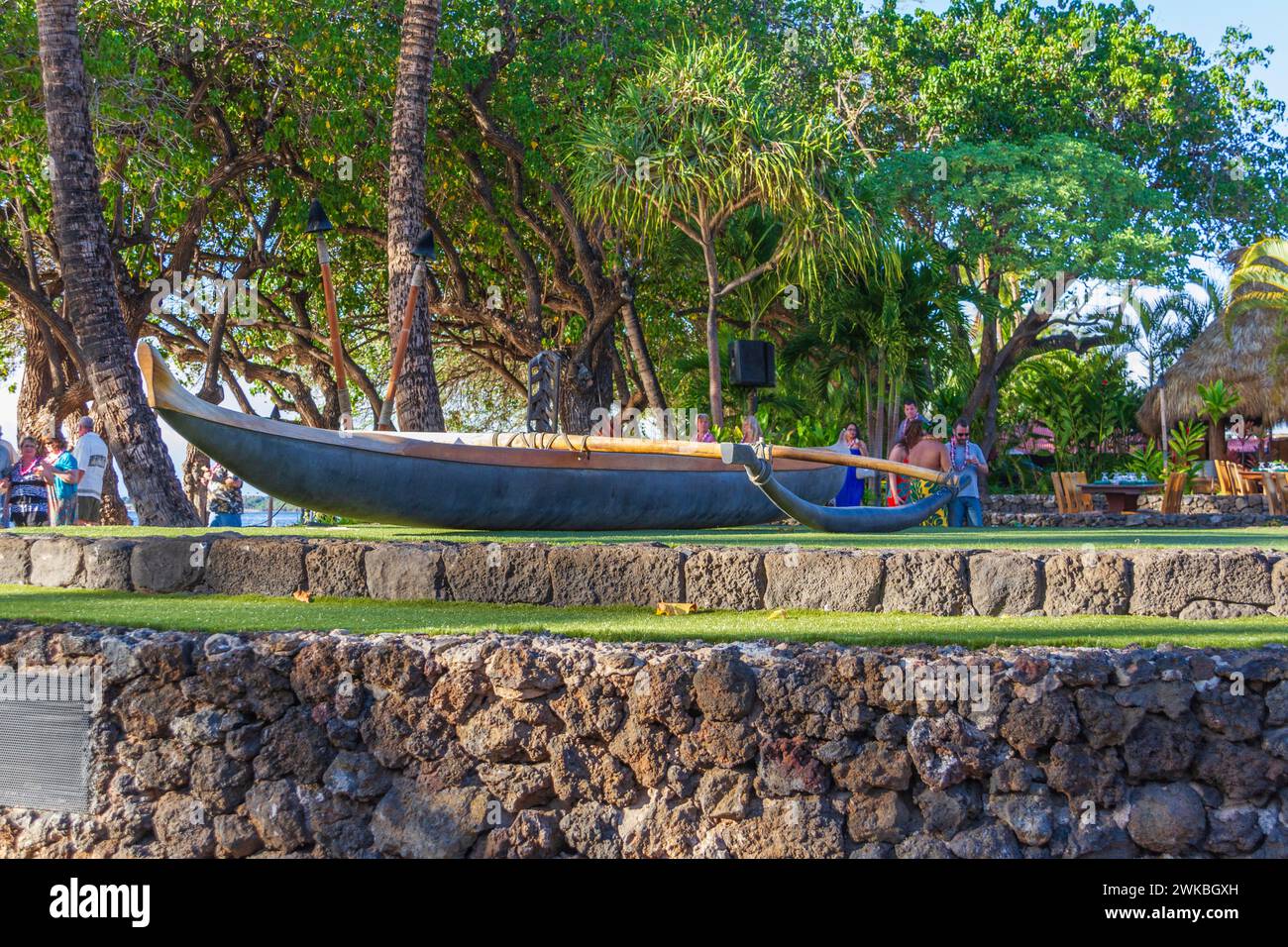 Old LaHaina Luau in LaHaina on the island of Maui in Hawaii Stock Photo ...