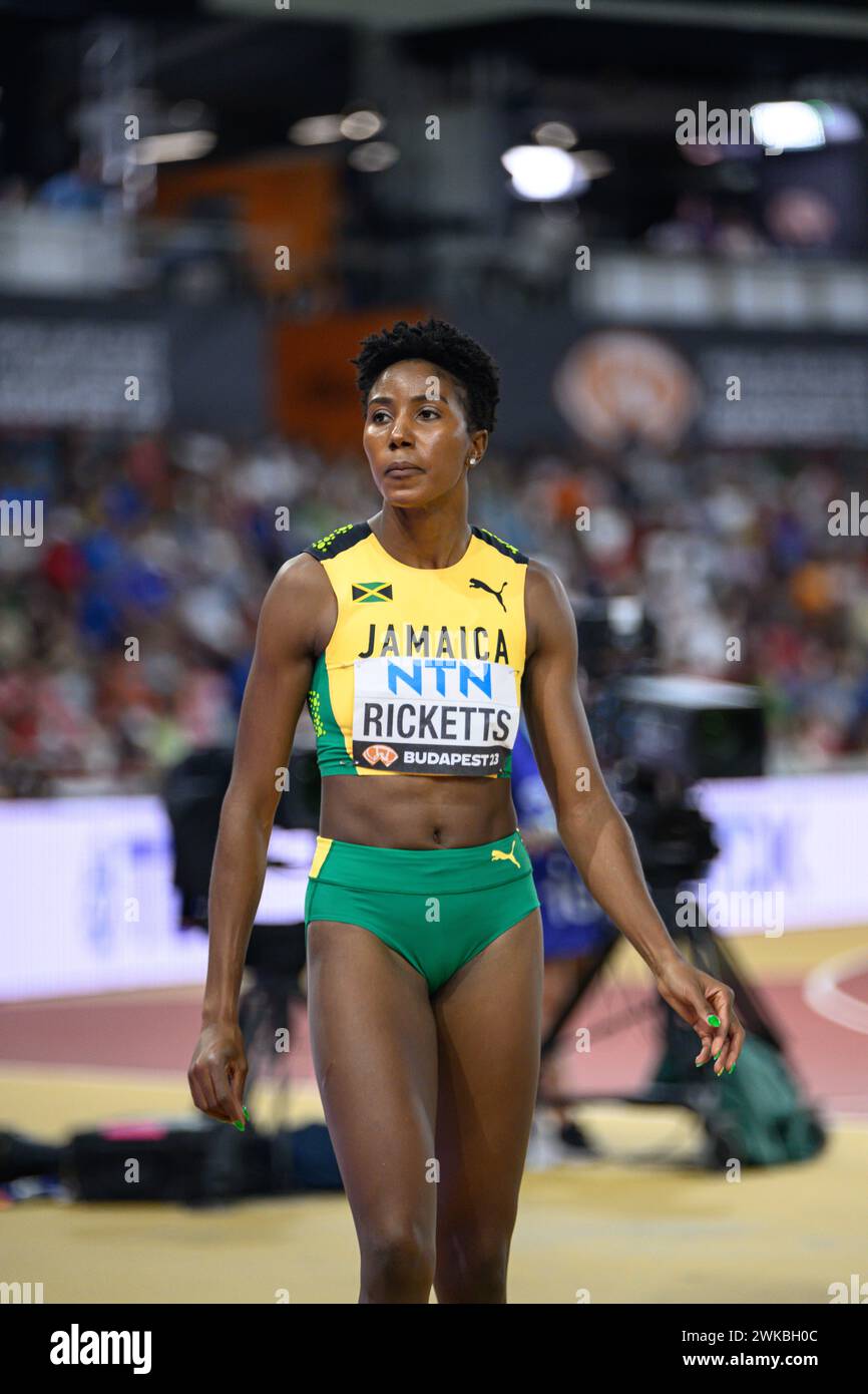 Shanieka RICKETTS participating in the triple jump at the World ...