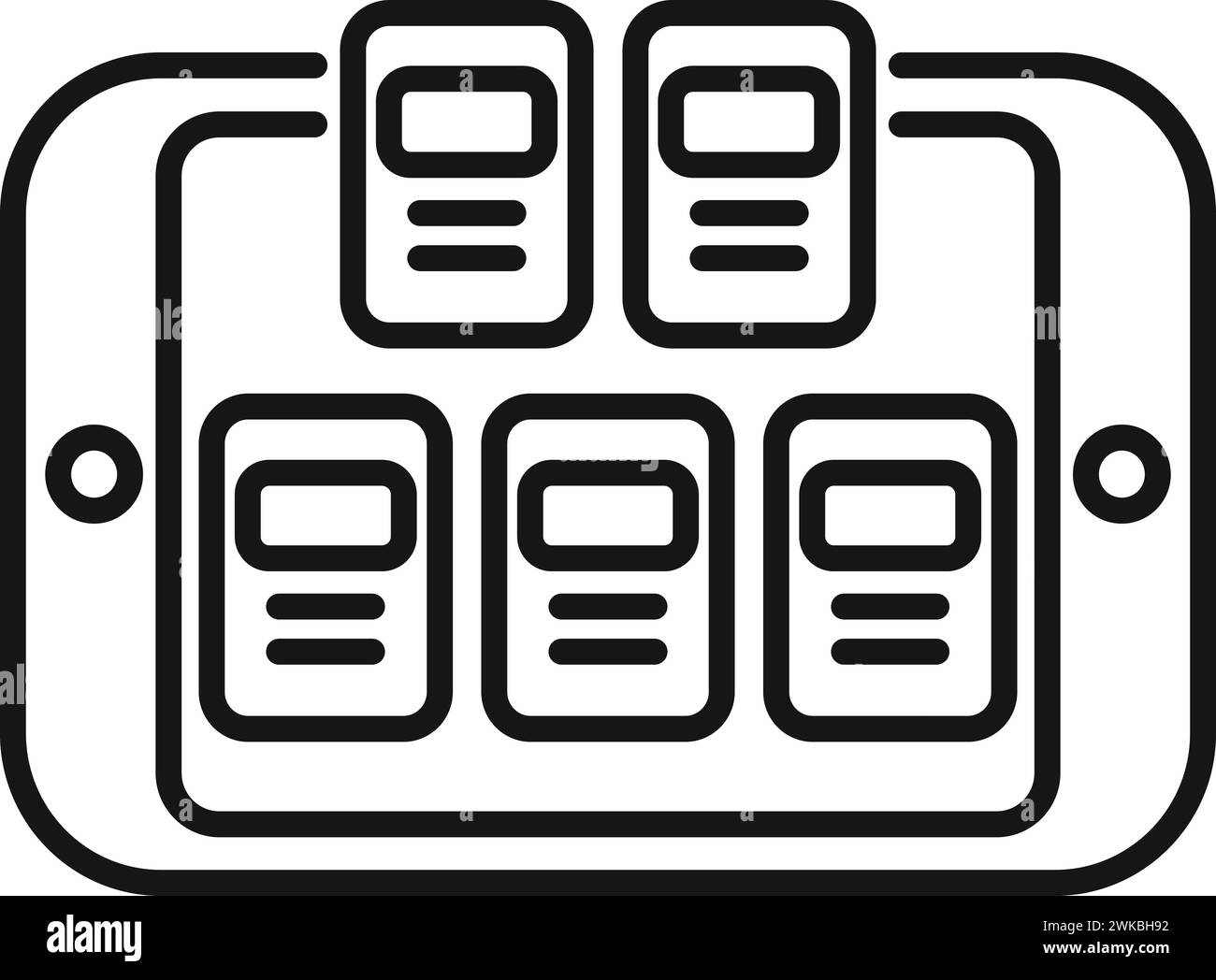 Library computer school librarian Stock Vector Images - Alamy