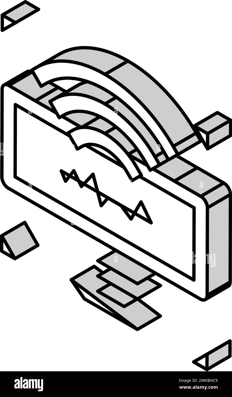 contact of communication isometric icon vector illustration Stock ...