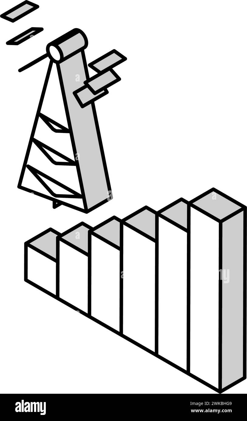 signal connection isometric icon vector illustration Stock Vector Image ...