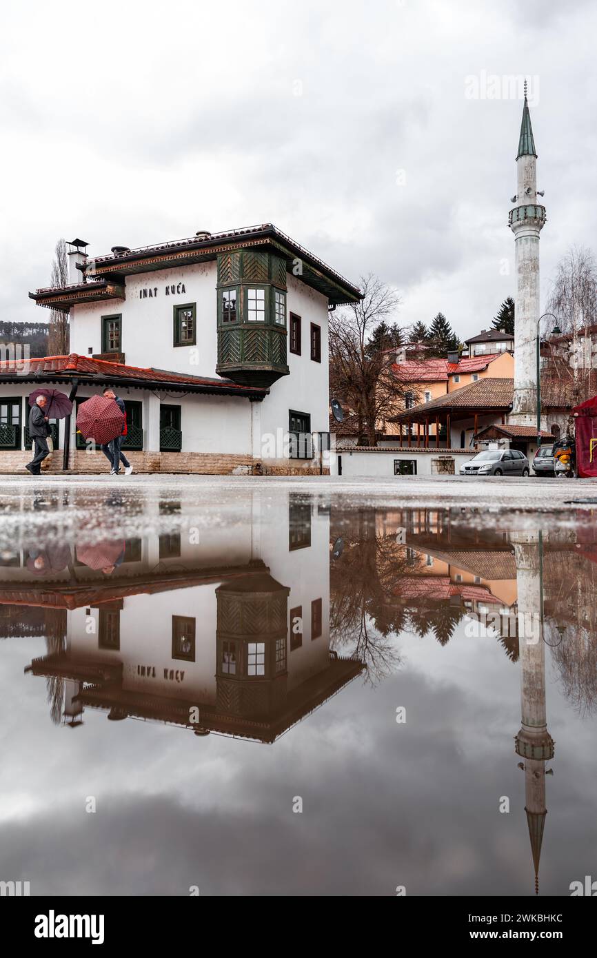 Sarajevo - Bosnia and Herzegovina - 11 FEB 2024: Inat Kuca, The House ...