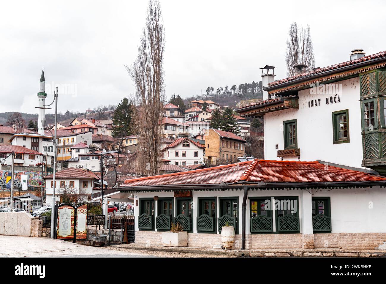 Sarajevo - Bosnia and Herzegovina - 11 FEB 2024: Inat Kuca, The House ...