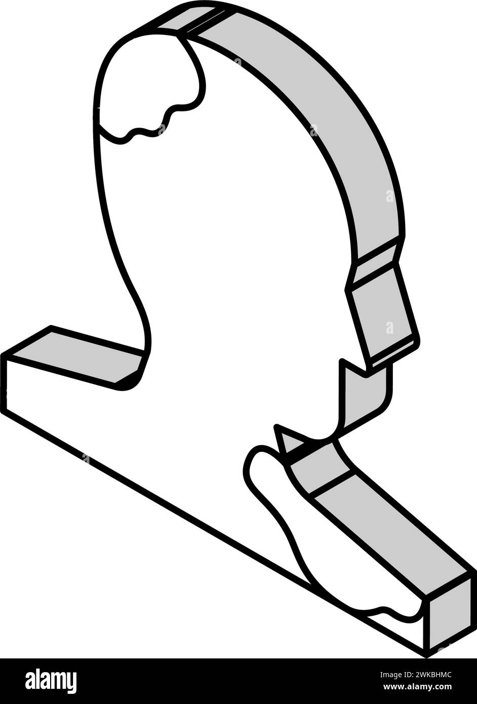 allergy skin isometric icon vector illustration Stock Vector Image ...