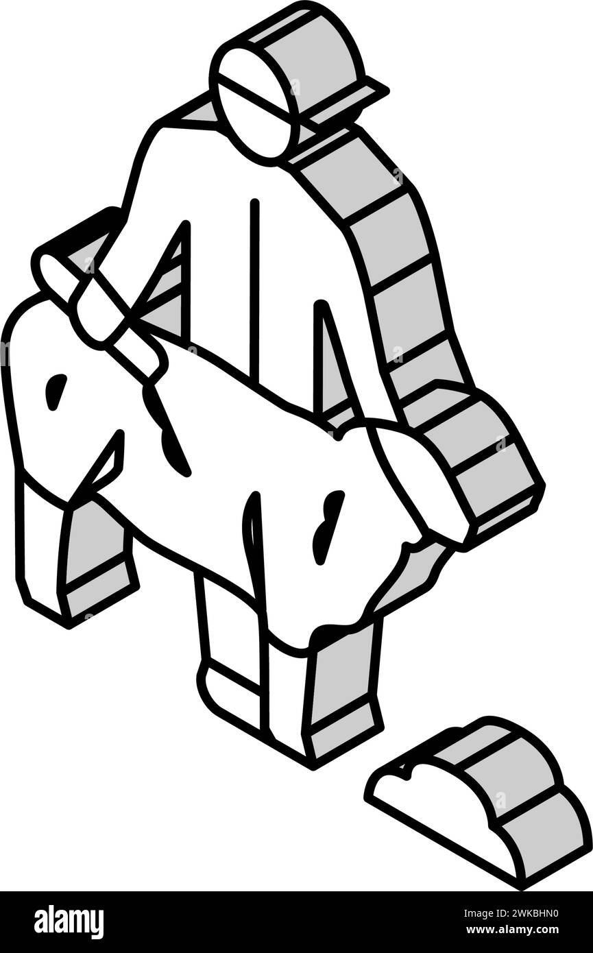 shear sheep isometric icon vector illustration Stock Vector Image & Art ...