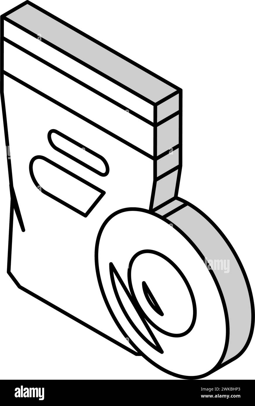 patch test skin isometric icon vector illustration Stock Vector Image ...