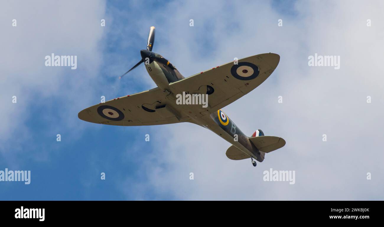 The Supermarine Spitfire of the Battle of of Britain Memorial Flight ...