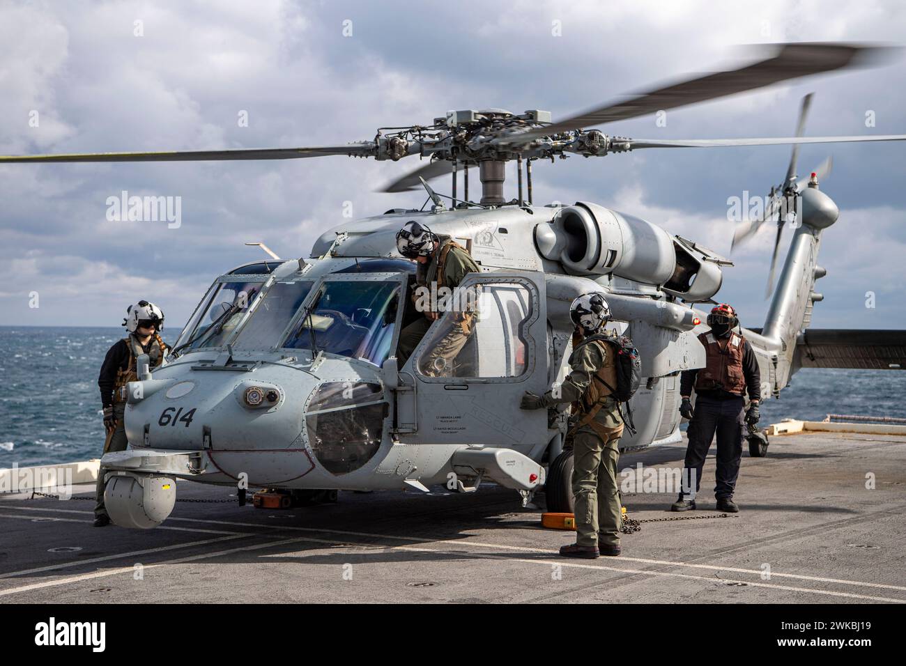 240217-N-FY193-1165 NORFOLK, Va. (Feb. 17, 2024) Naval Aviators perform ...