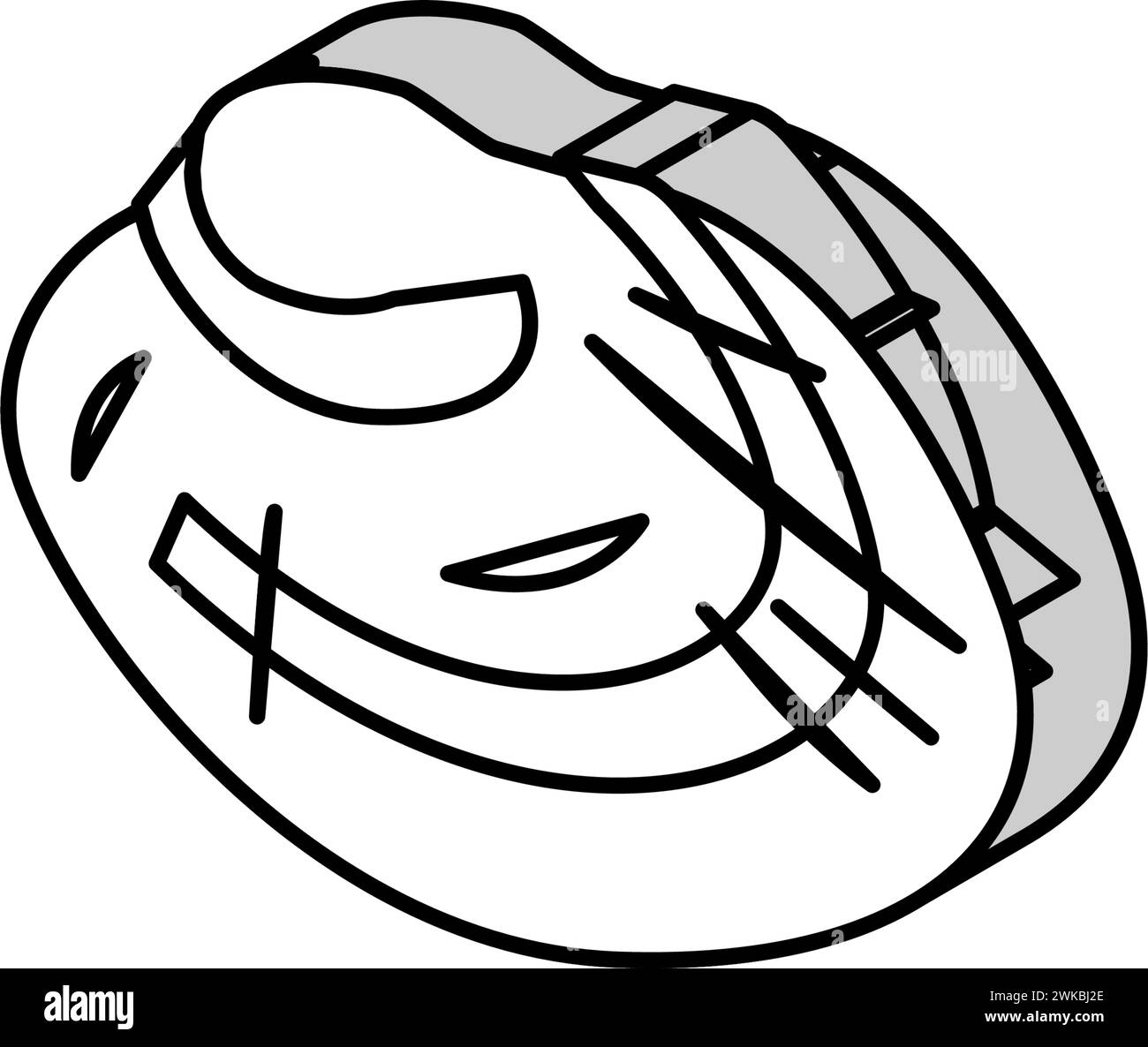 manila clam isometric icon vector illustration Stock Vector Image & Art ...