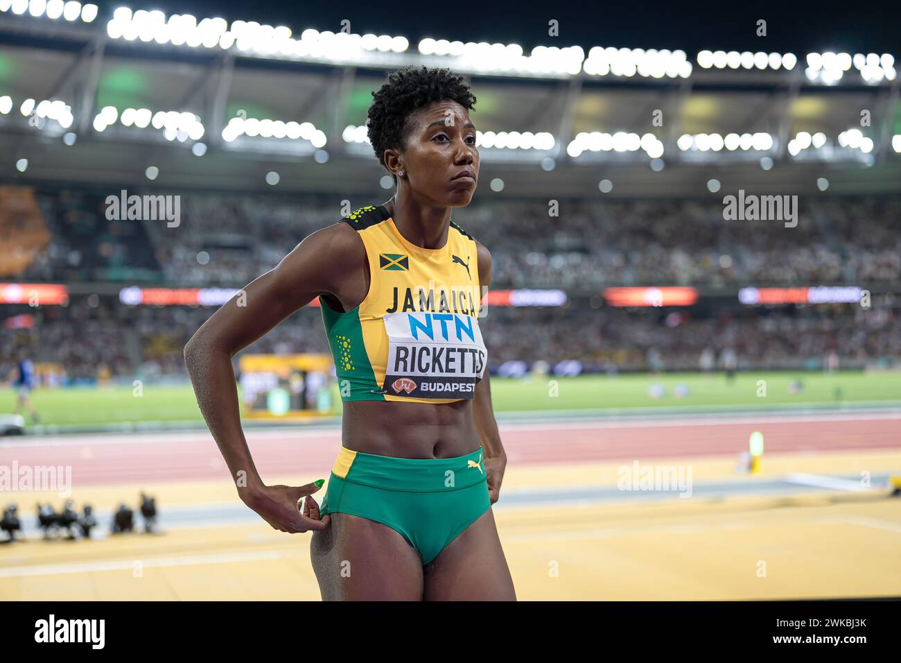 Shanieka RICKETTS participating in the triple jump at the World ...
