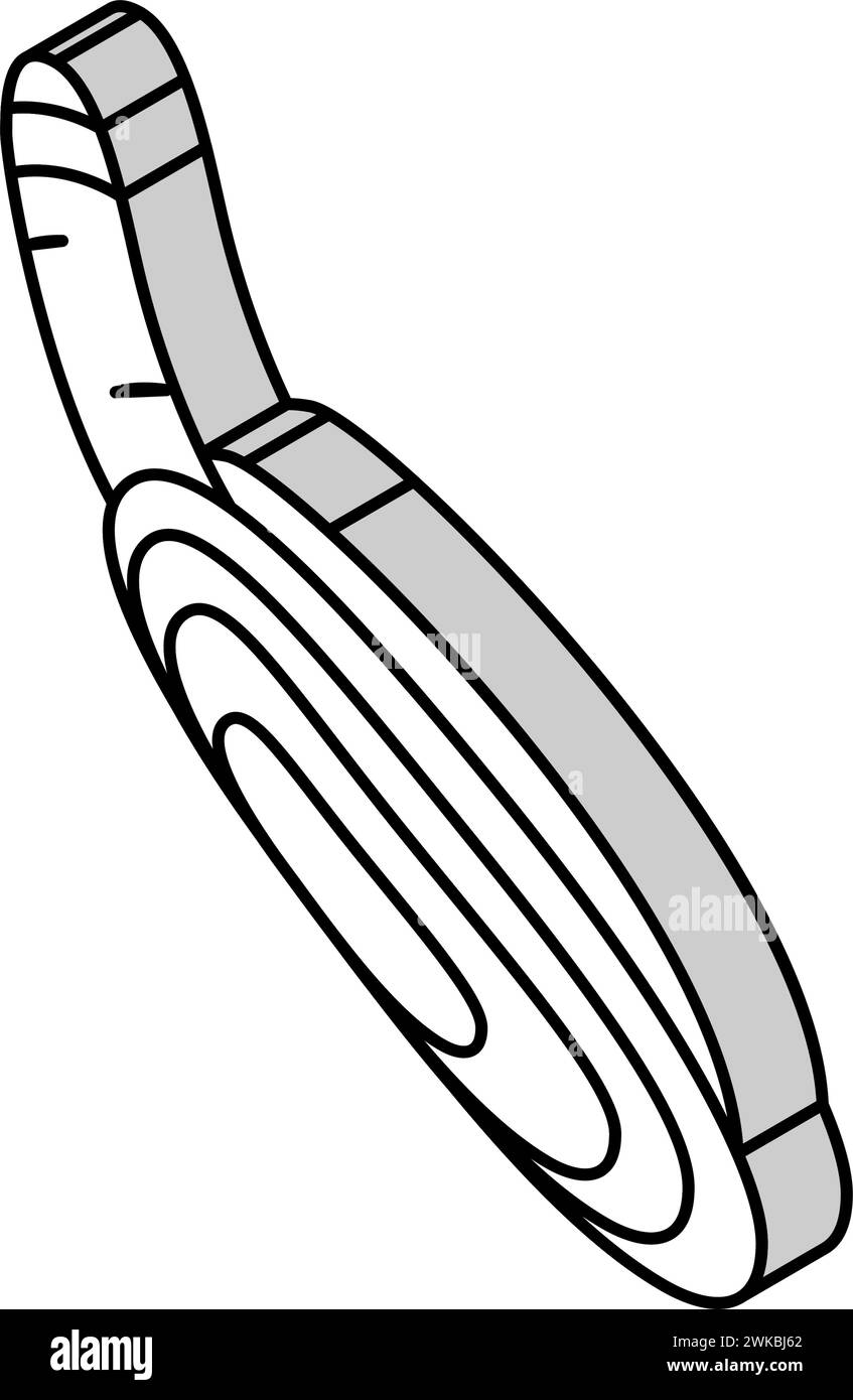 pacific razor clam isometric icon vector illustration Stock Vector ...