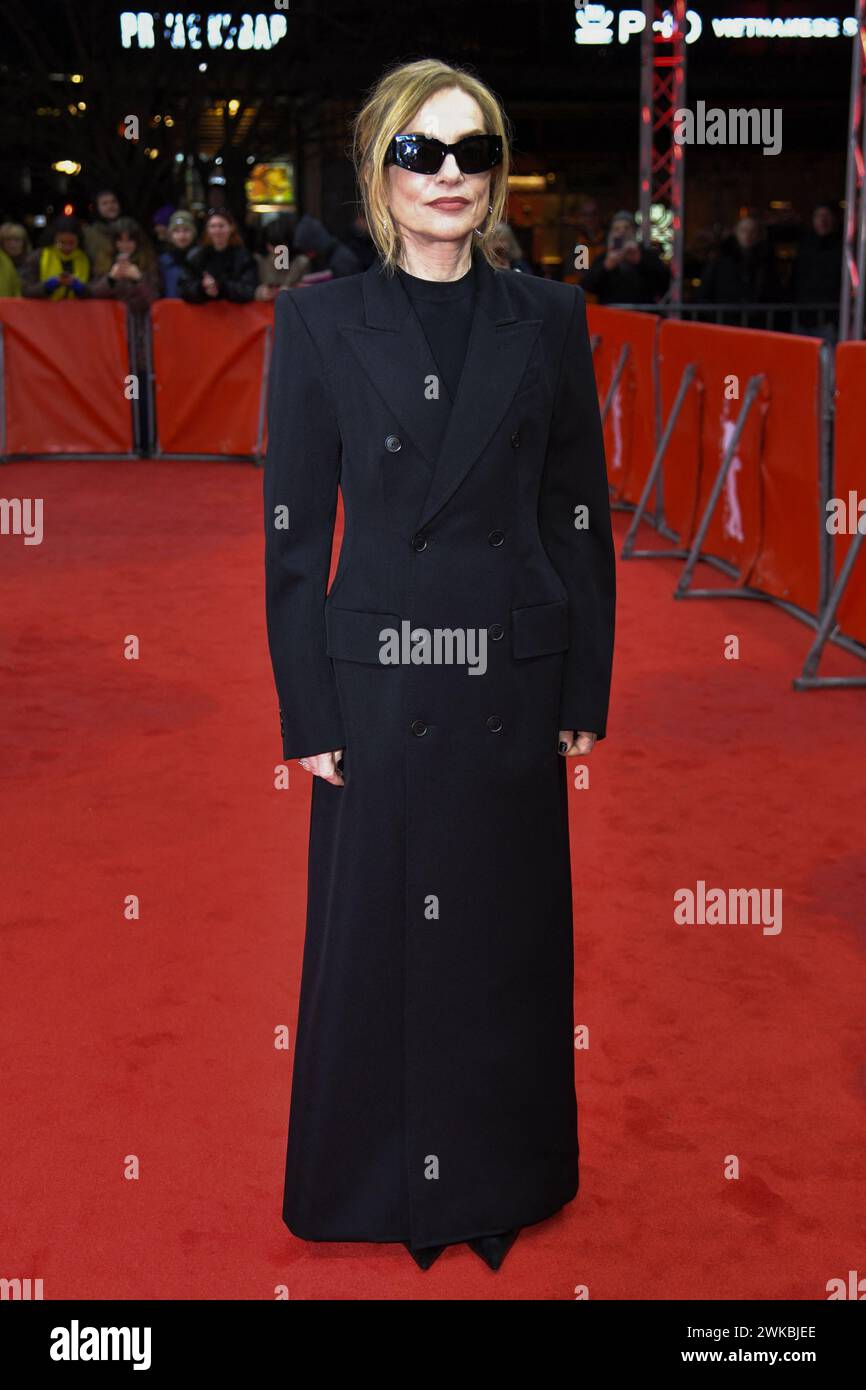 Berlin, Germany. 19th Feb, 2024. Isabelle Huppert attending the Les ...