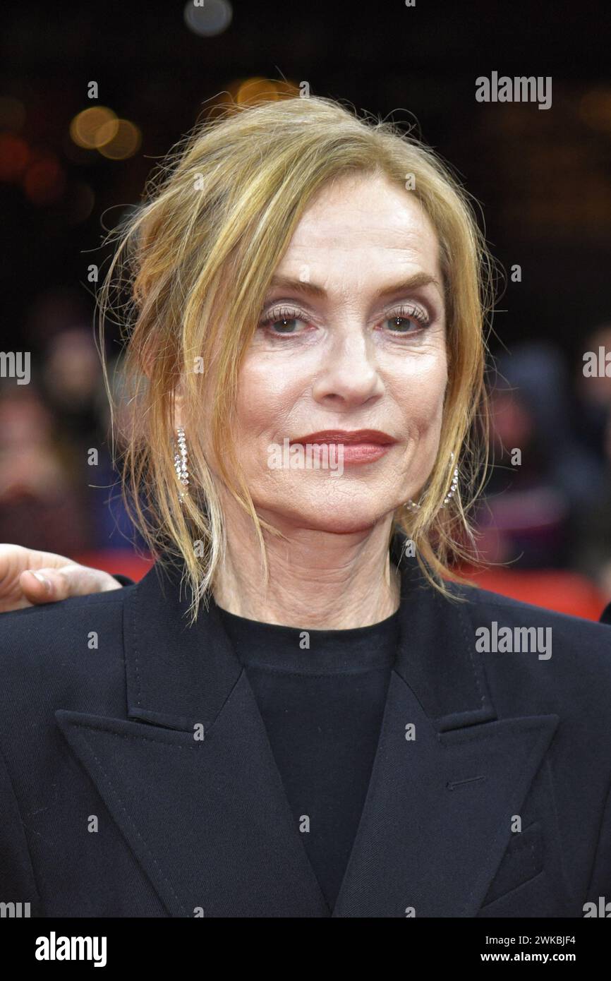 Berlin, Germany. 19th Feb, 2024. Isabelle Huppert attending the Les ...