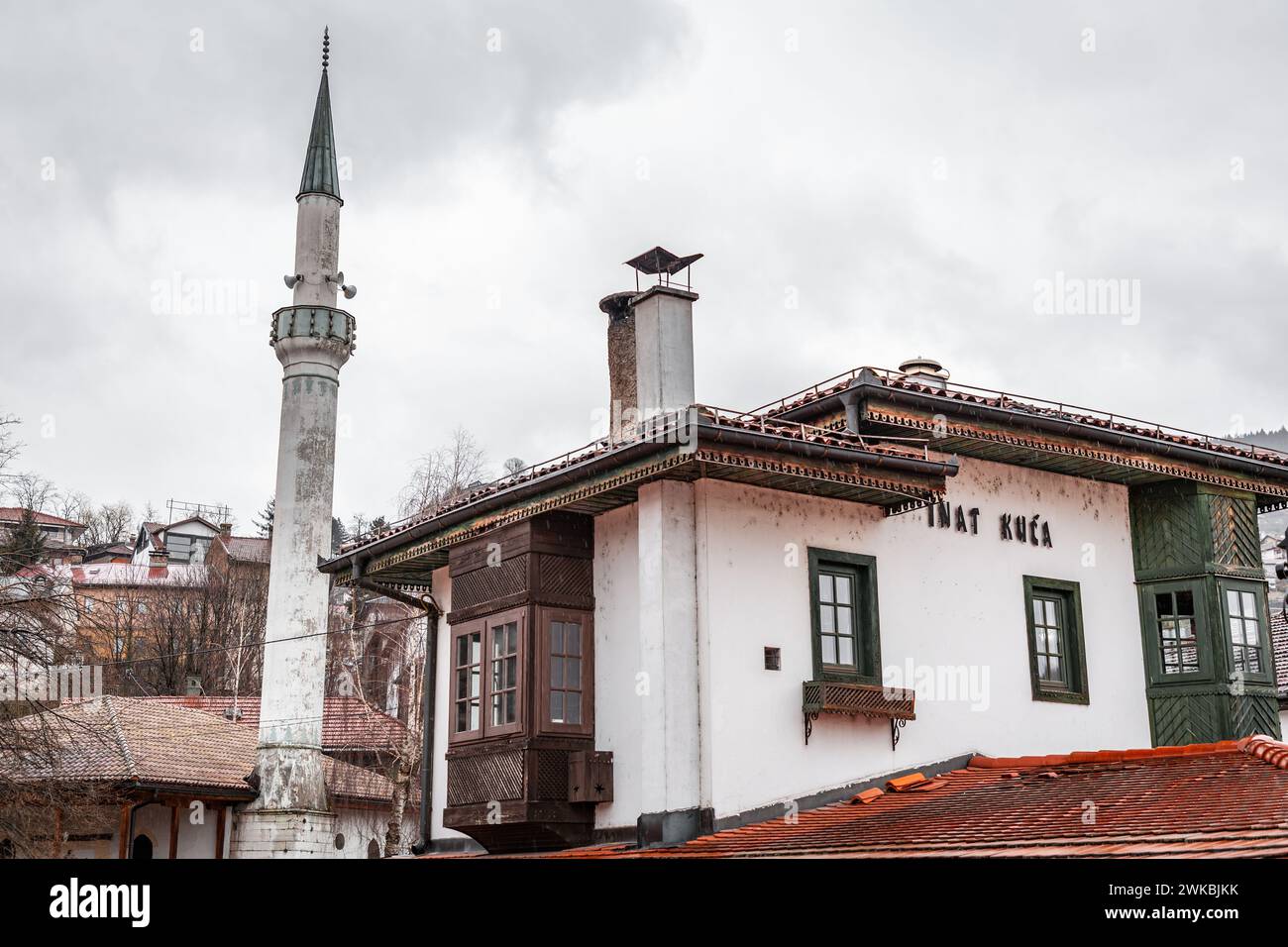 Sarajevo - Bosnia and Herzegovina - 11 FEB 2024: Inat Kuca, The House ...