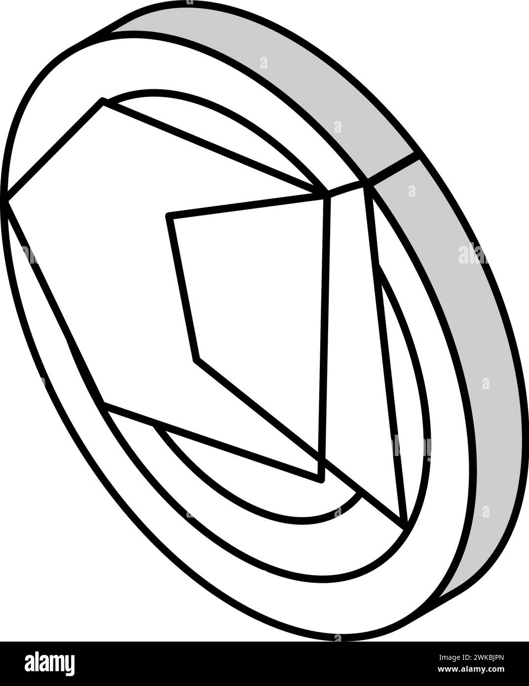 Radar Chart Isometric Icon Vector Illustration Stock Vector Image And Art