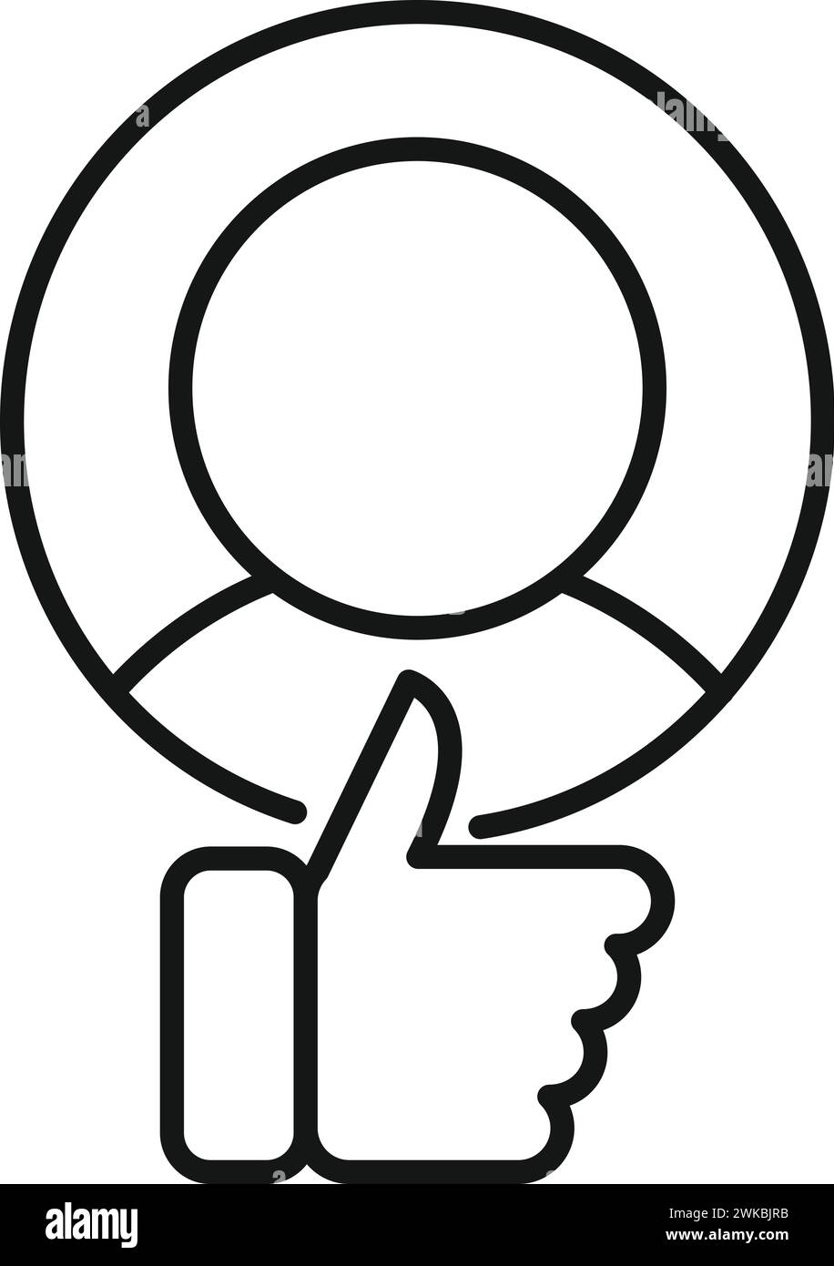 Best know client icon outline vector. Process investment. Market design ...