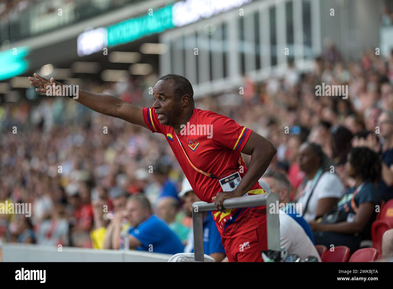 Ivan Pedroso at the World Athletics Championships in Budapest 2023 ...