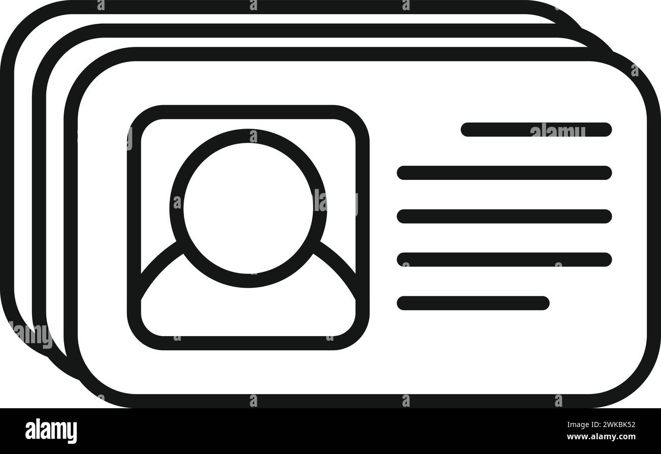 Client bank risk icon outline vector. Data customer. Server crime ...