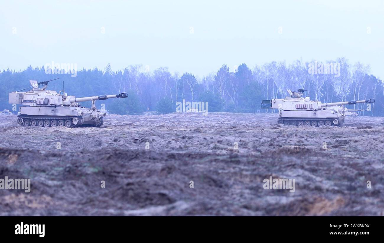 On February 14, 2024, at the Forward Operating Station, Poland, the ...