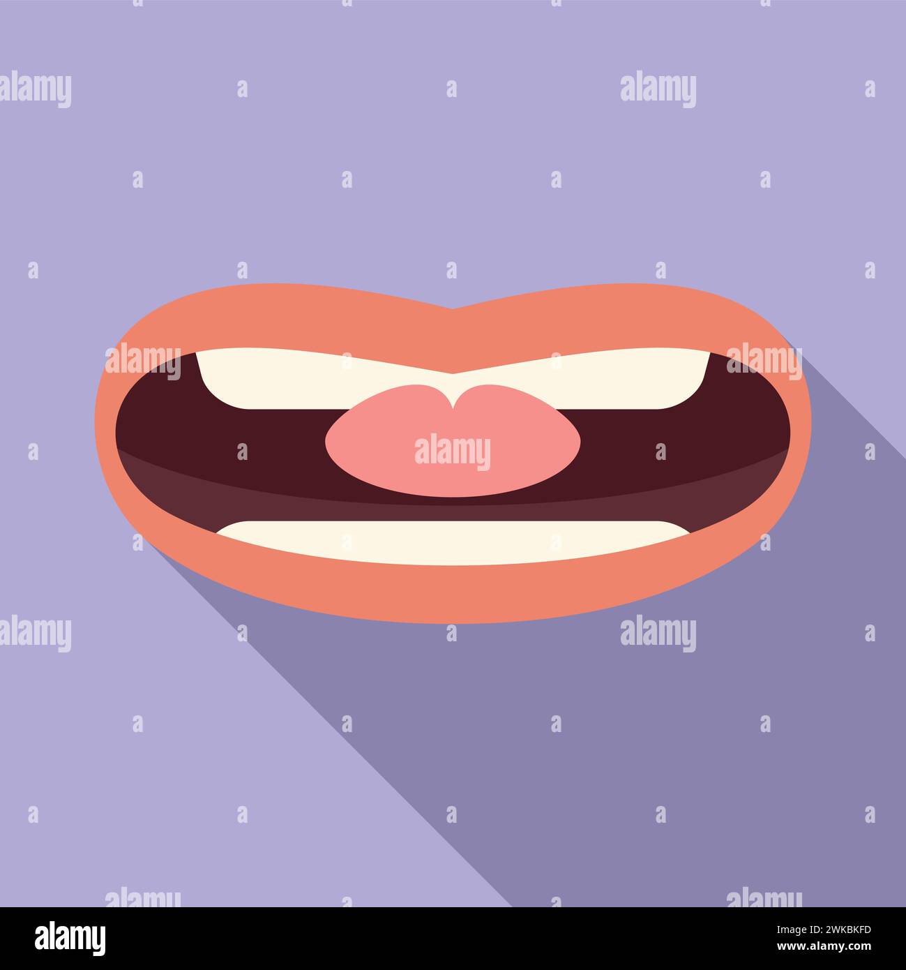 Learning articulation icon flat vector. Infancy speech. Grow level up ...