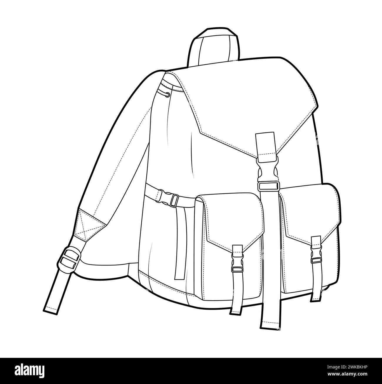 Drawstring fastening Stock Vector Images - Alamy