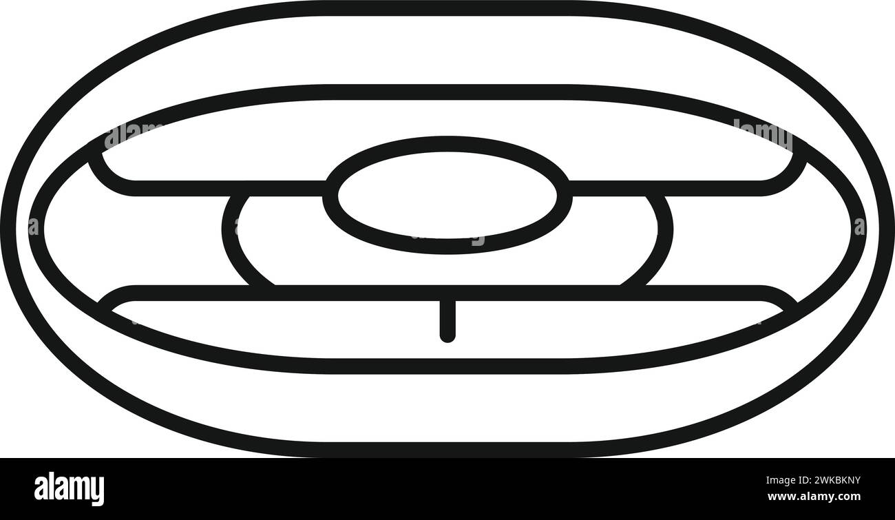 Diction exercise icon outline vector. Articulation preschool. Infancy ...