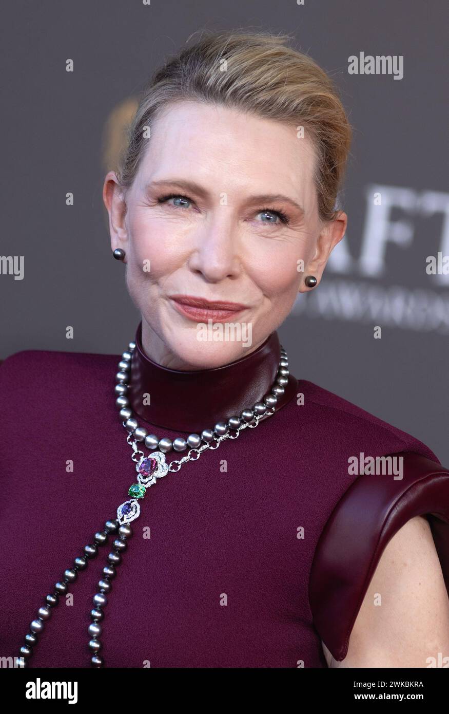 London, UK. February 18th, 2024. Cate Blanchett attends the 77th, EE ...