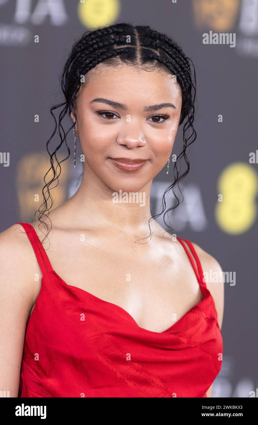 London, UK. February 18th, 2024. attends the 77th, EE BAFTA Film Awards ...