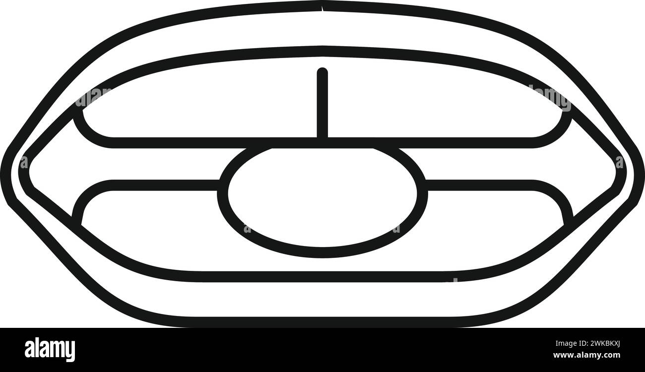 Activity mouth talking icon outline vector. Verbal care. Diction idiom ...