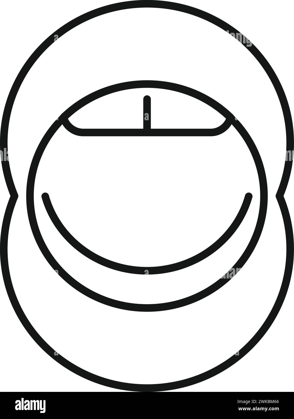 Tongue parental care icon outline vector. Human learning. Care spoken ...